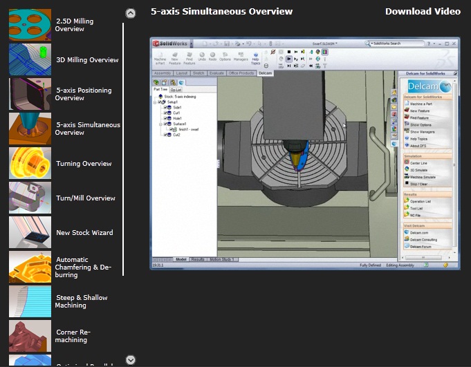 Delcam launches web guide to Delcam for SolidWorks | Today’s Machining ...