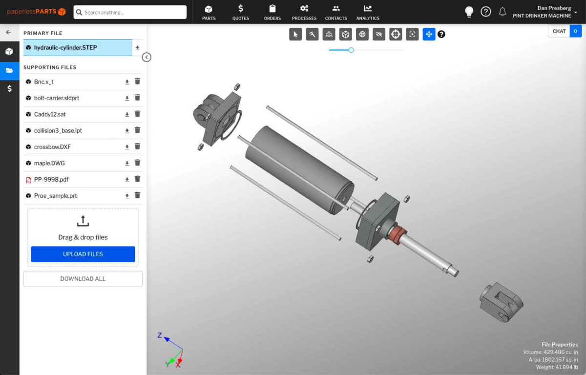 Improved, Cloud-based CAD File Viewer – Today’s Machining World