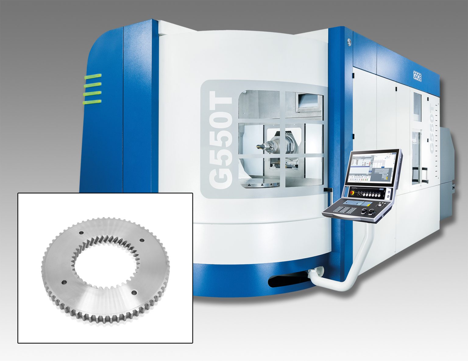 GROB Systems to Highlight High Productivity 5-Axis G550T Mill/ Turn ...