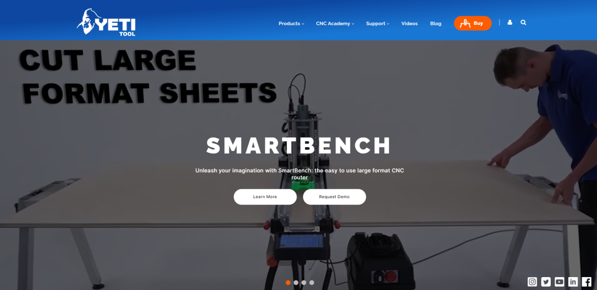 Yeti Tool unveil new website for large-format CNC router sector – Today ...